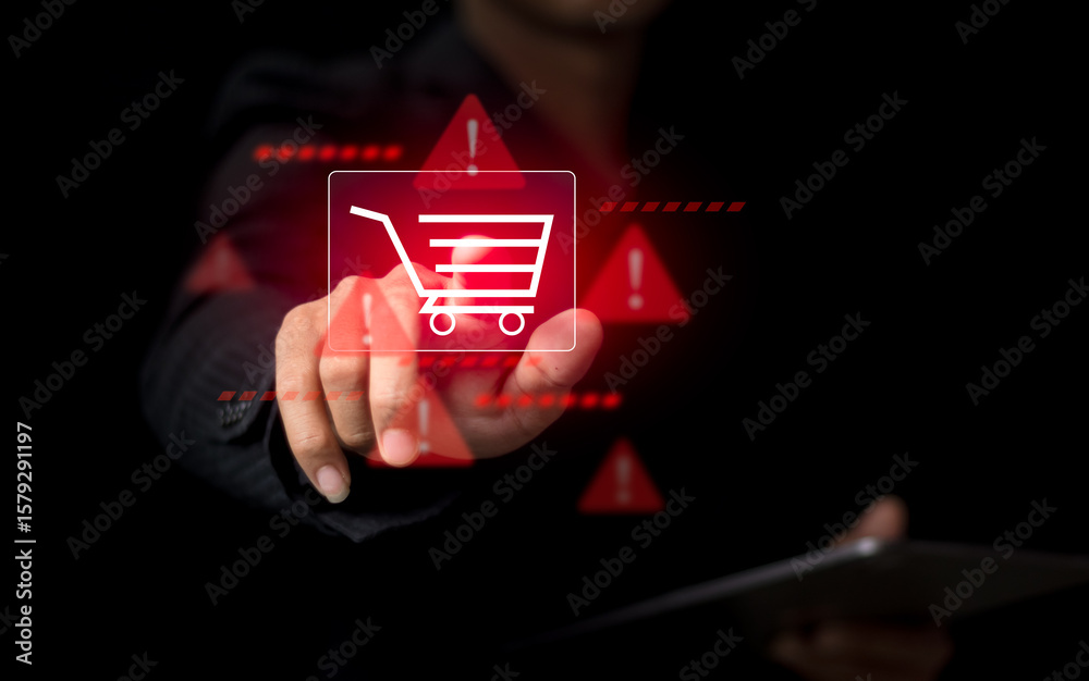 action Security alert from scammers. Safety Concepts for Online ...