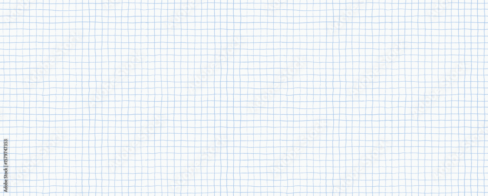 Square grid seamless patter. Hand drawn student notebook sheet ...