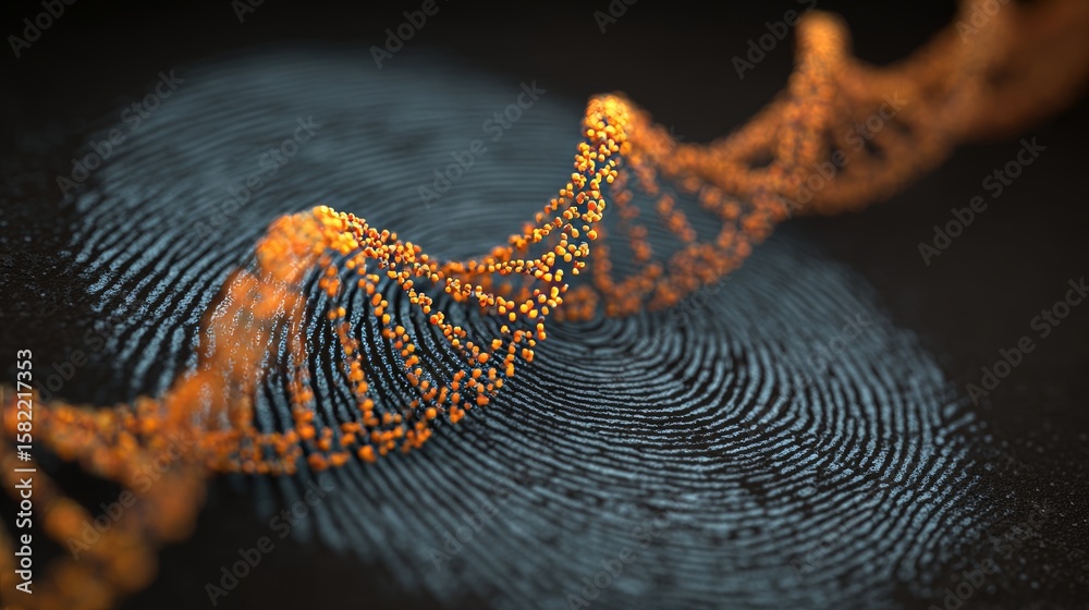 DNA helix emerges from fingerprint in 3D, linking genetics to identity ...