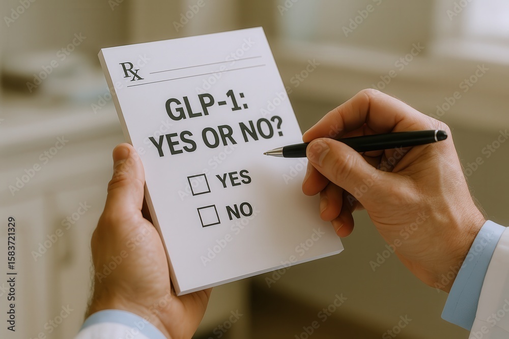 Decision making on GLP-1: medical choices and considerations Stock ...
