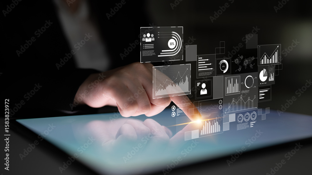 Data insights, charts, and analytics help visualize performance. Data ...