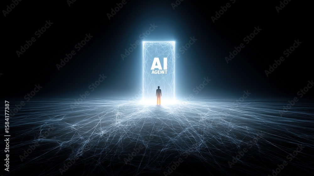 An AI agent acts as a virtual assistant, for support as an AGI ...