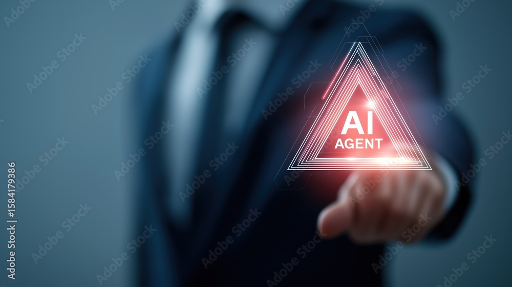 An AI agent acts as a virtual assistant, for support as an AGI ...