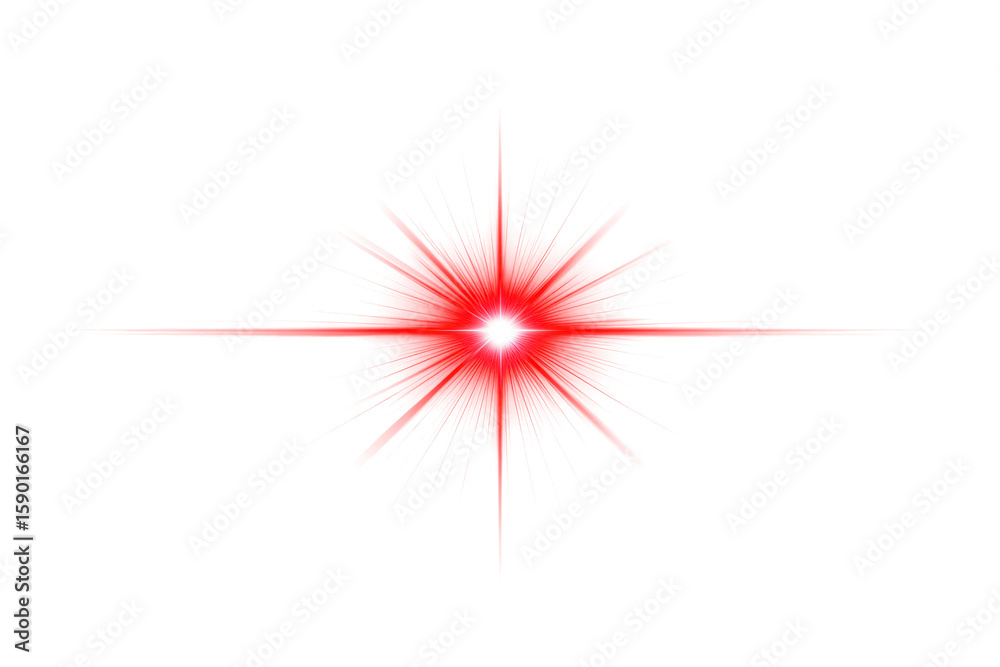 PNG An isolated red blink sun ray light effect background flare ...