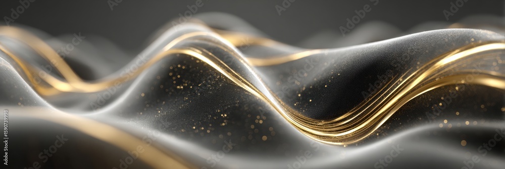 Premium Royal Day Awards Background with Elegant Gold Flowing Lines for ...