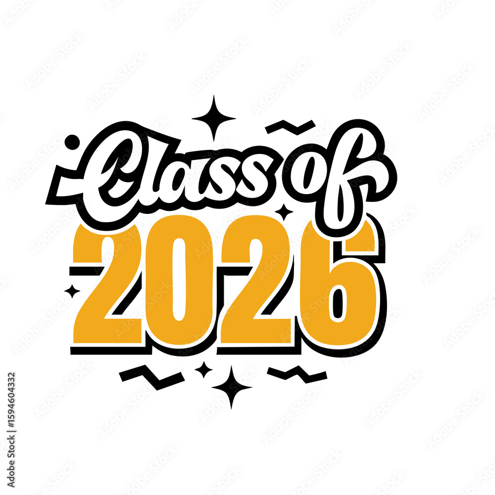 Illustration Stock Senior 2026 Graduation Bundle | Class of 2026 SVGs ...