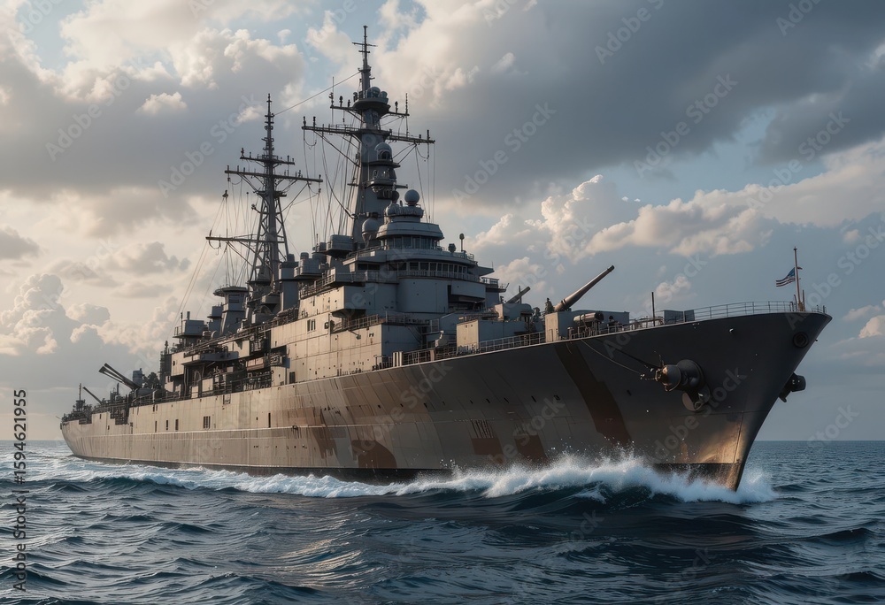Immovable Force The naval cruiser harnesses the technology of rare ...