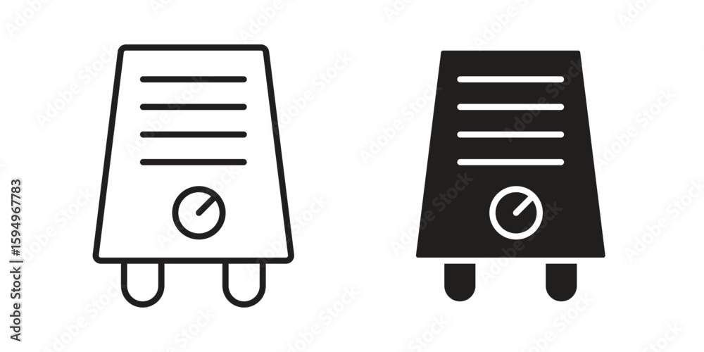 Air purifier icon symbol shape. vector symbols. Stock Vector | Adobe Stock