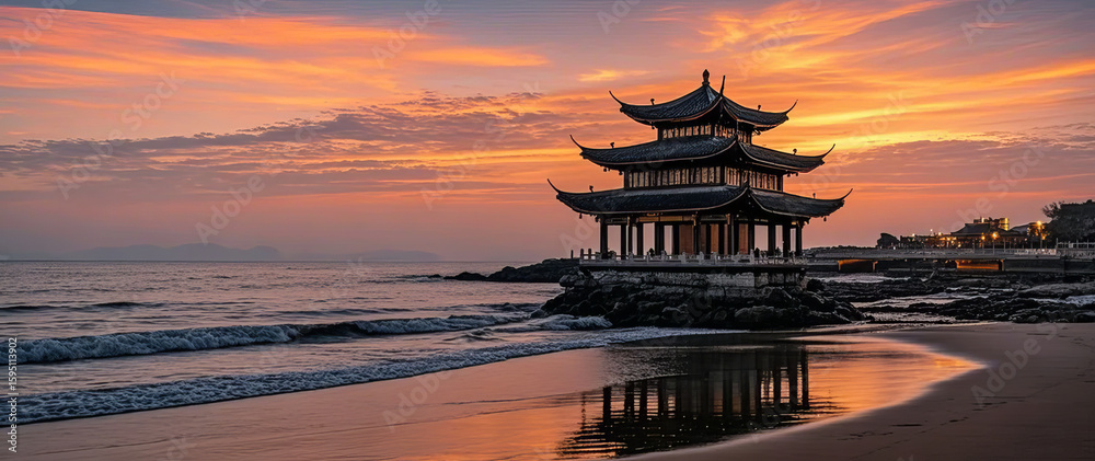 Zhejiang Hangzhou West Lake scenic area ancient architecture tourism ...
