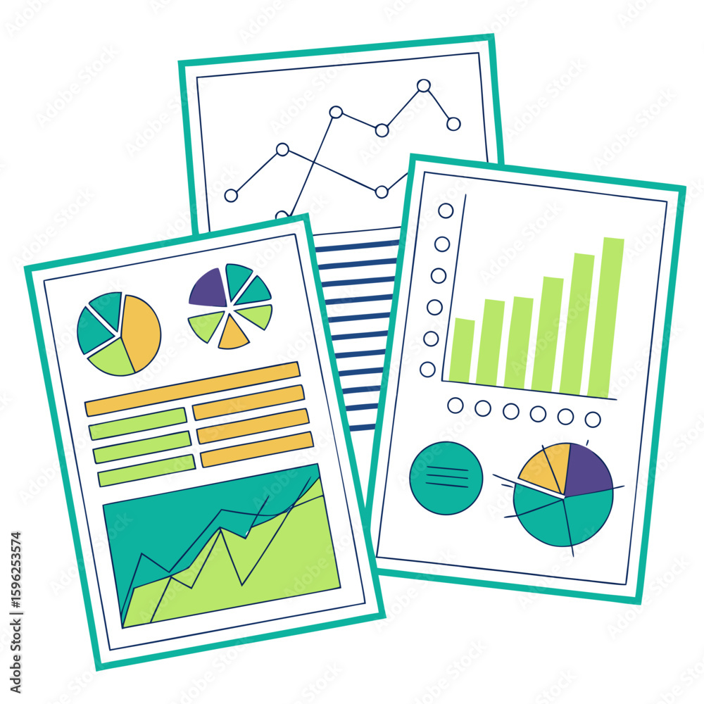 Infographics and diagrams Description: Ready-made templates for reports ...