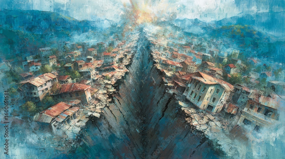 Foto de Stock Understanding earthquakes causes, effects, and safety ...