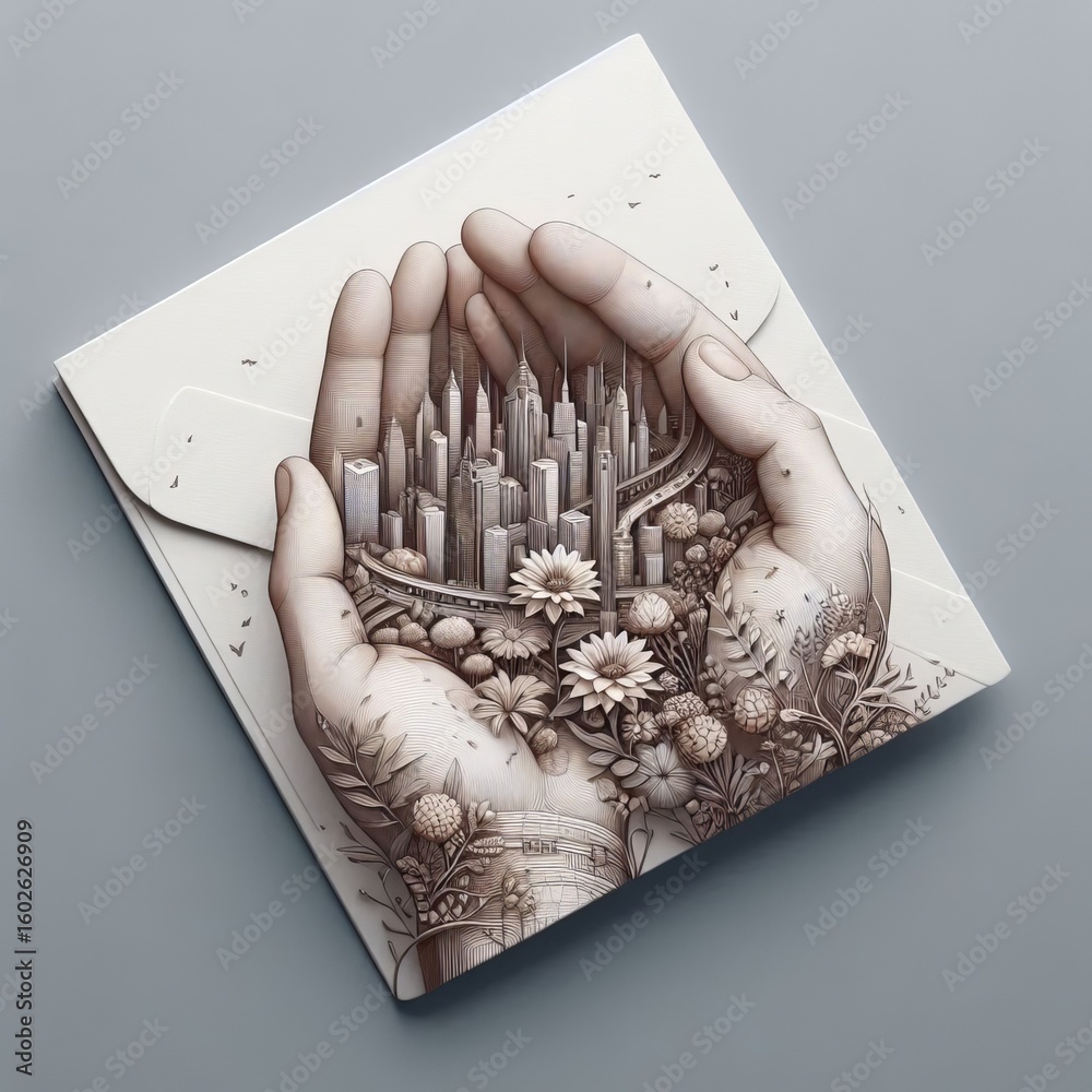 Onehand fold removable liner Stock Photo | Adobe Stock