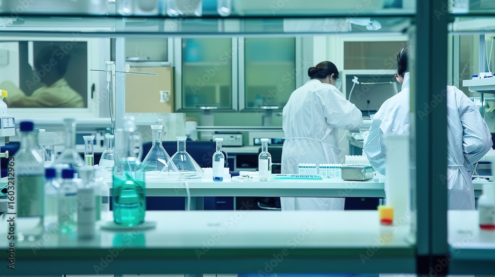 Stock-Foto „### Title: "Scientific Inquiry: Dynamic Laboratory ...
