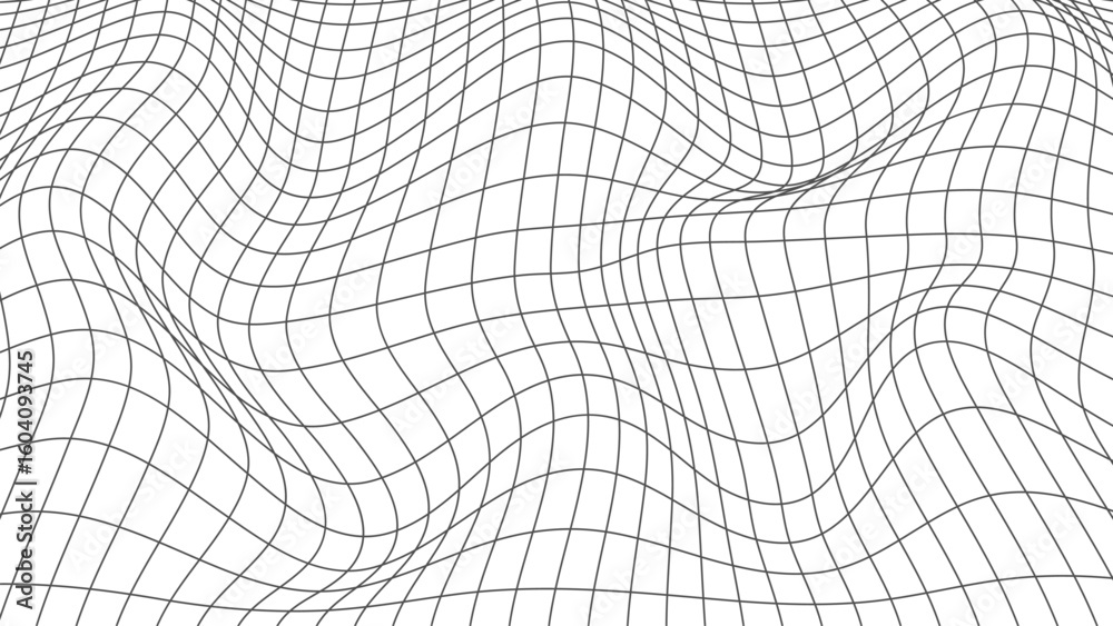 3d wireframe perspective grid room template design vector illustration ...