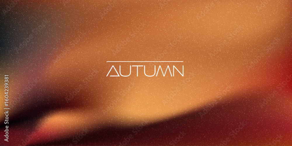 Trendy autumn colored gradient. Abstract blurred texture noise ...