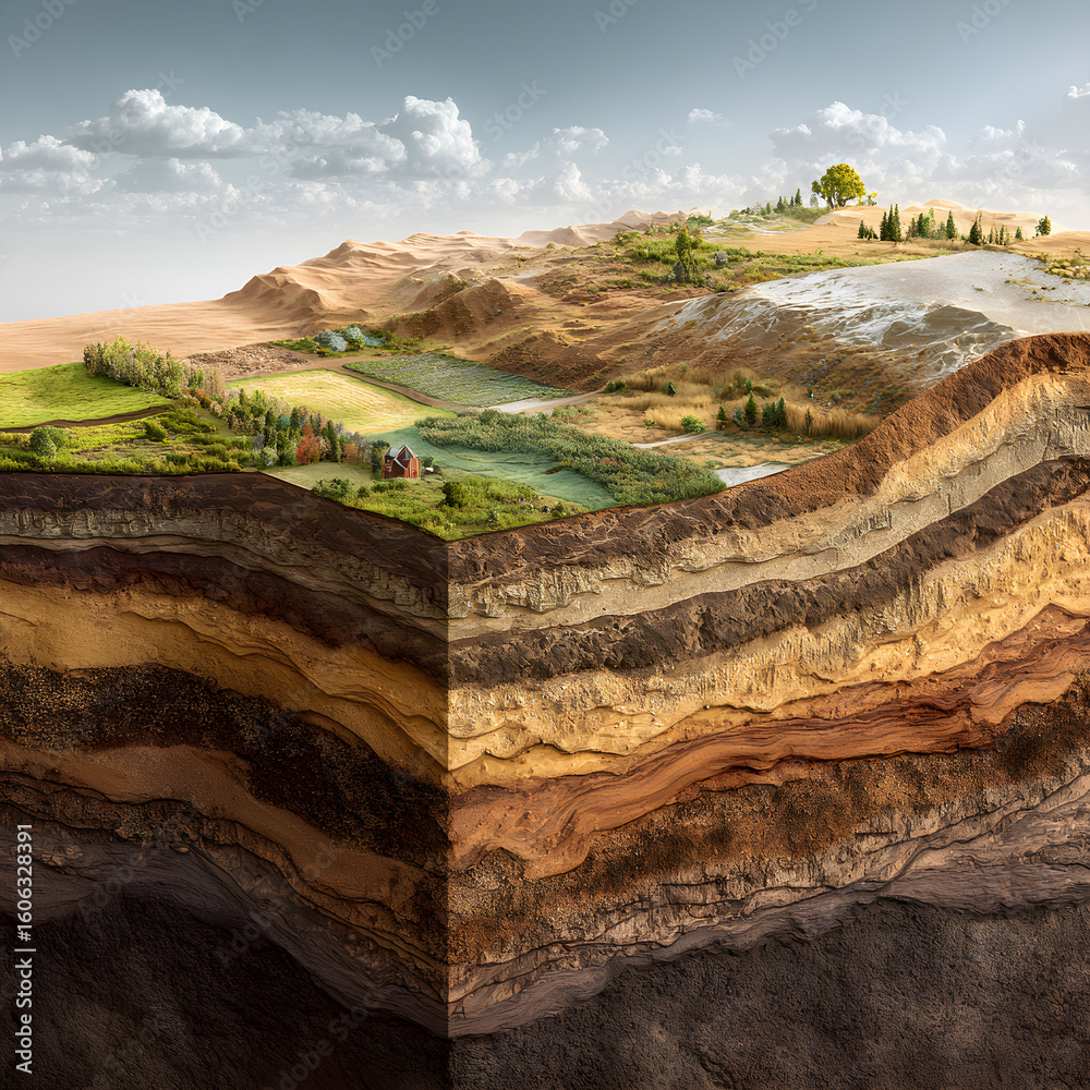 Diverse Landscape of Zonal Soil Types: A Visual Cross-section of Earth ...