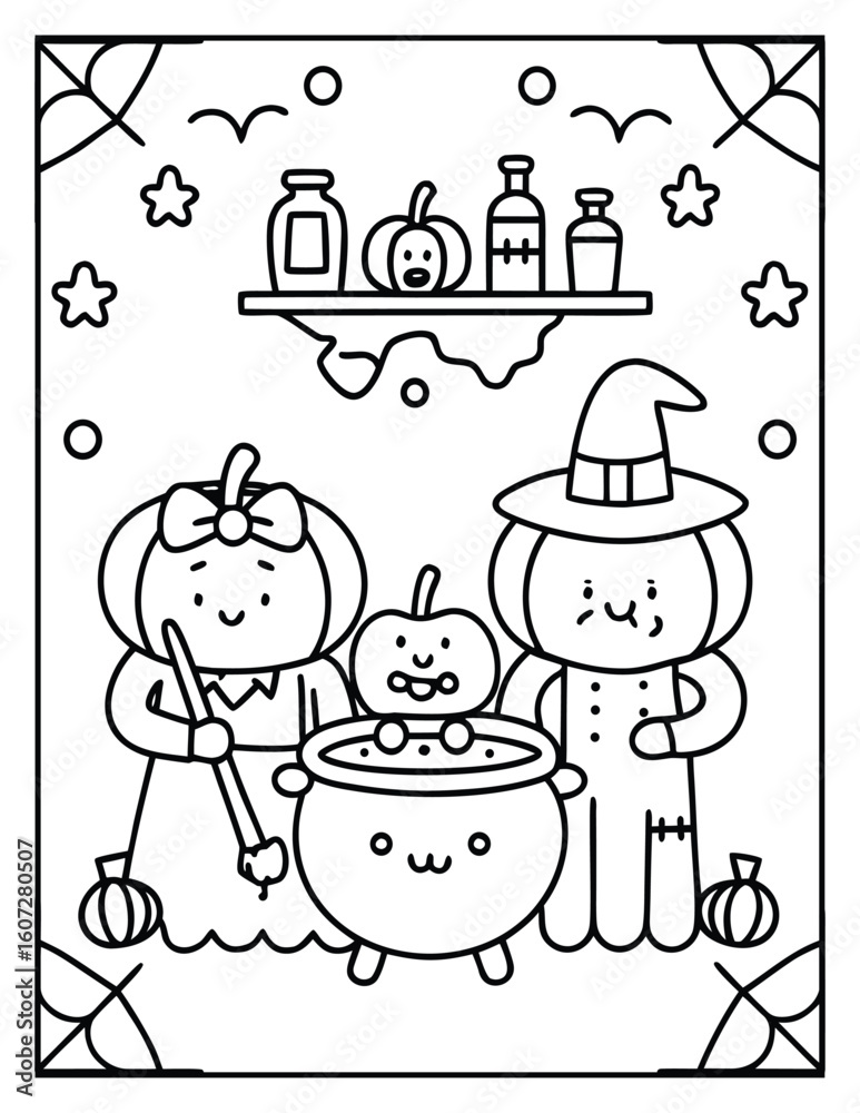 Halloween and Pumpkin Coloring Pages – Fun, Spooky, and Easy Designs ...