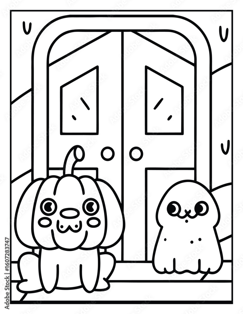 Halloween and Pumpkin Coloring Pages – Fun, Spooky, and Easy Designs ...