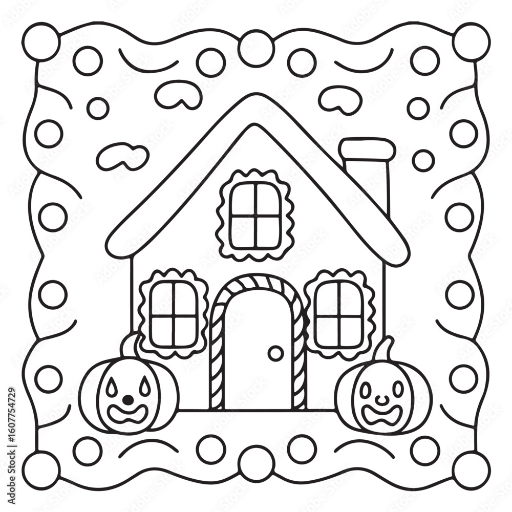 Halloween Bold and Easy Coloring Pages for Kids: Fun and Spooky ...