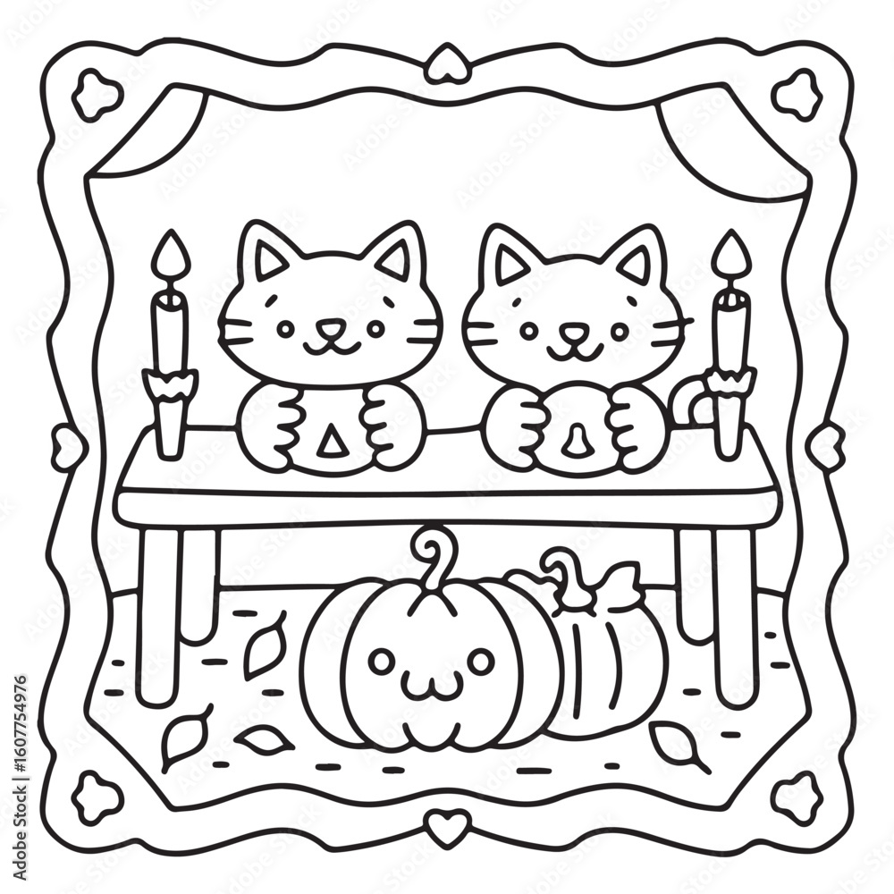 Halloween Bold and Easy Coloring Pages for Kids: Fun and Spooky ...