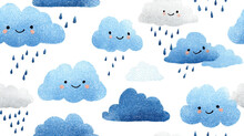 Smiling Clouds Pattern Free Stock Photo - Public Domain Pictures