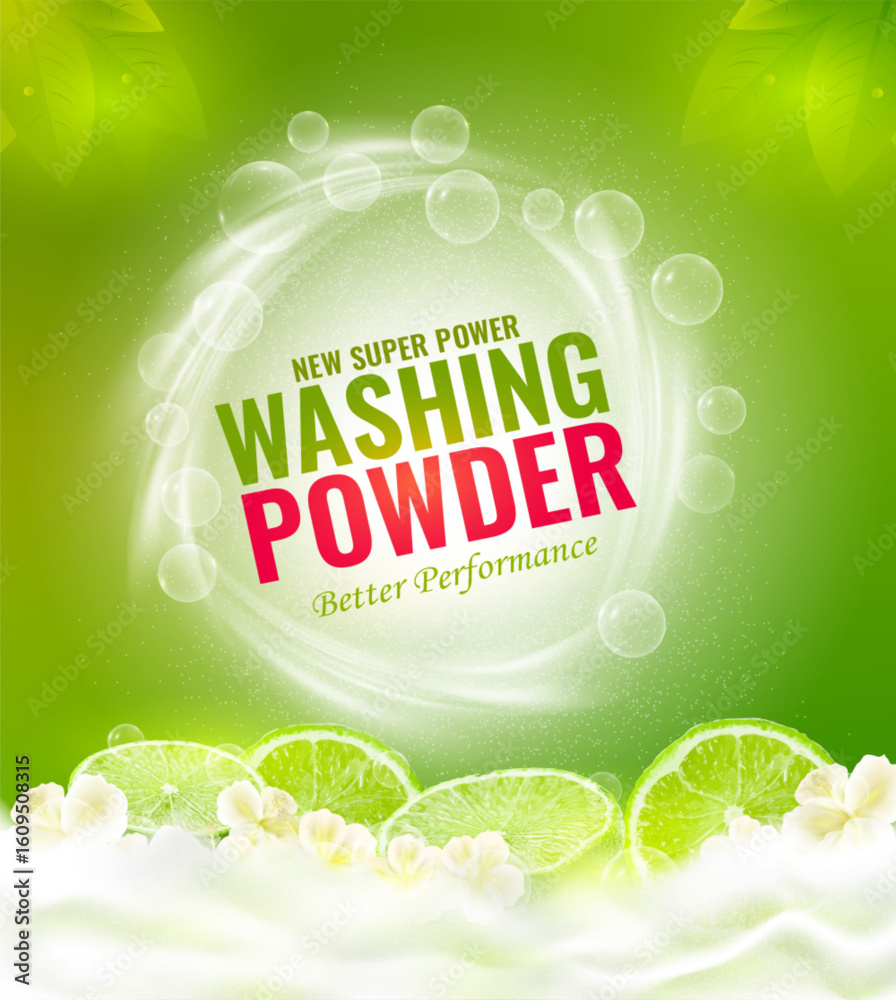 Detergent Powder Packet Design Template の Stock ベクター | Adobe Stock