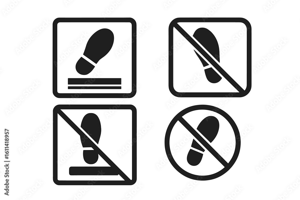 Stock-Vektorgrafik „Packaging Symbols for Handling Instructions, Do Not ...