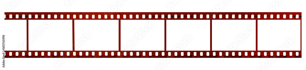 Blank Film Strip or 35mm negative strips. Film strip isolated on ...