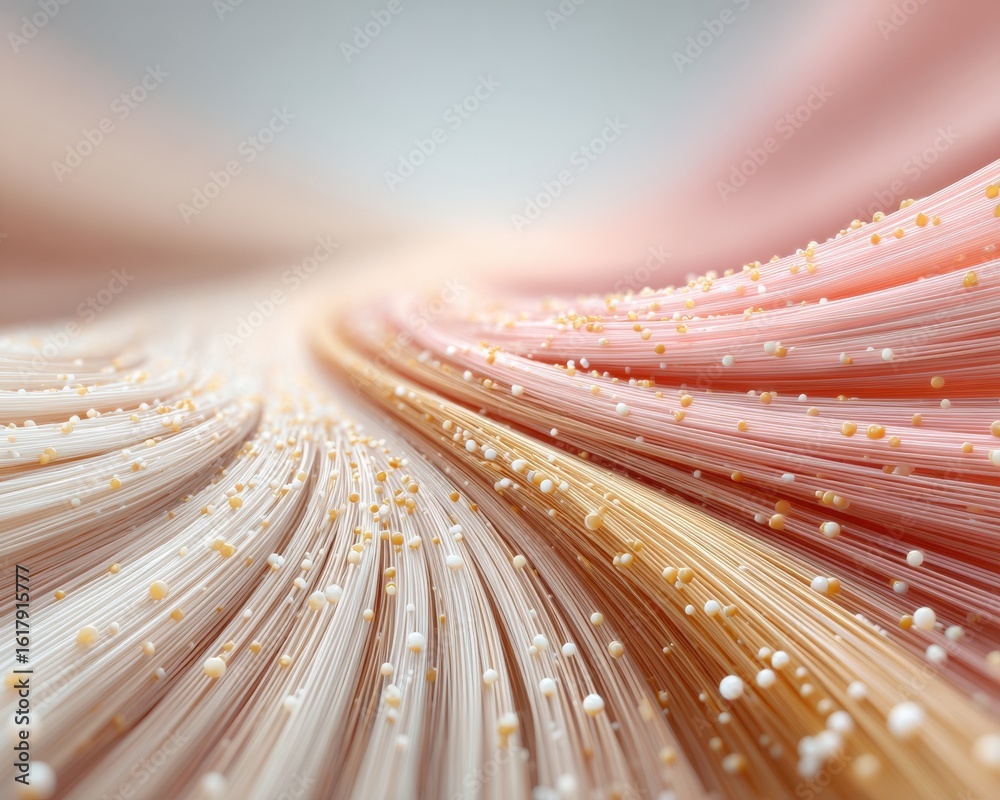Modern High-Speed Fiber Optic Cables Digital Backbone Concept Premium ...