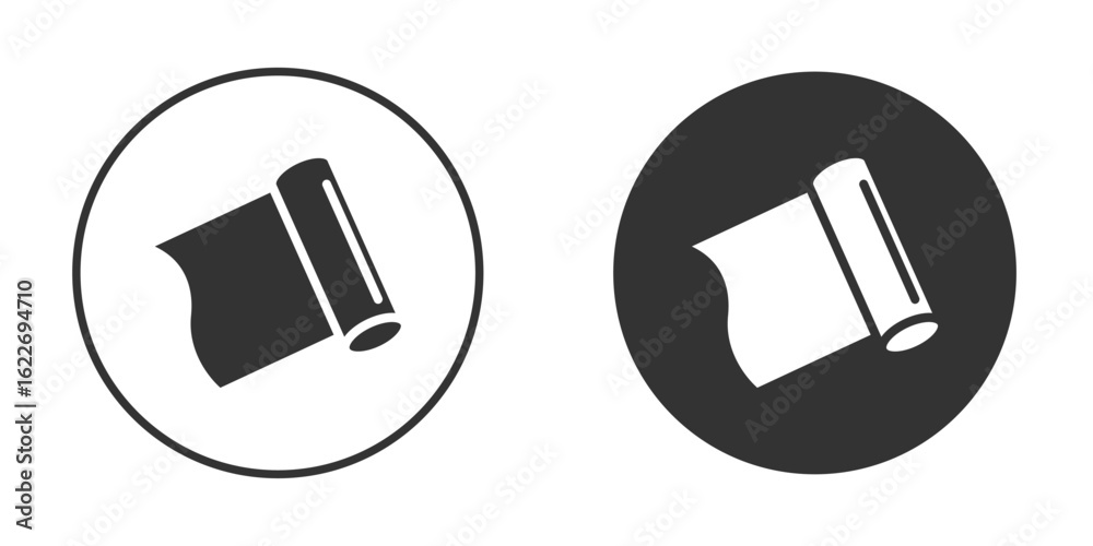 Aluminum foil icon clipart vector designs for graphic projects Stock ...