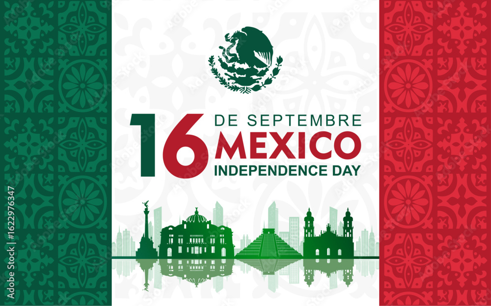 16 De Septiembre Independencia De México, means Mexico Independence Day ...