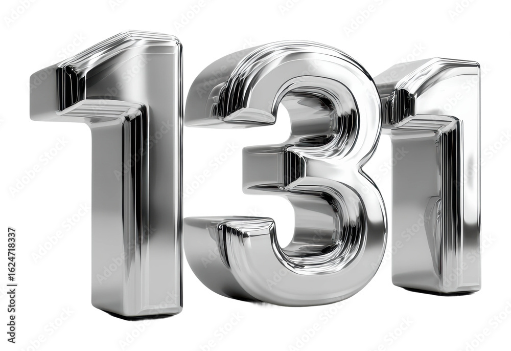 Dynamic silver number 131 display modern exhibition digital gallery ...