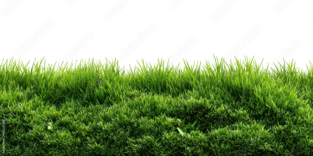 Realistic Green Grass Field PNG – Isolated on Transparent Background ...