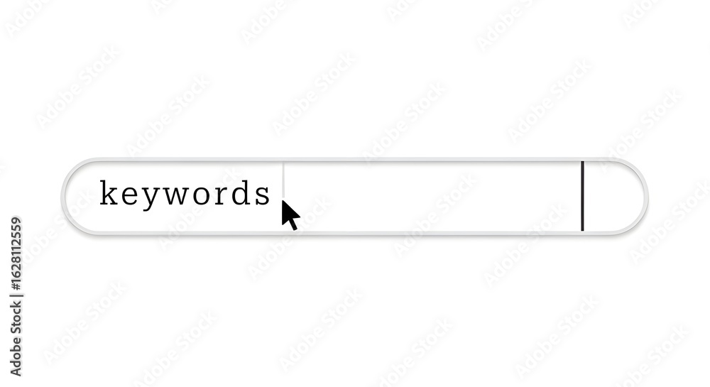 Search Bar Typing with Blinking Cursor – Flat 2D Animation – 4K Stock ...
