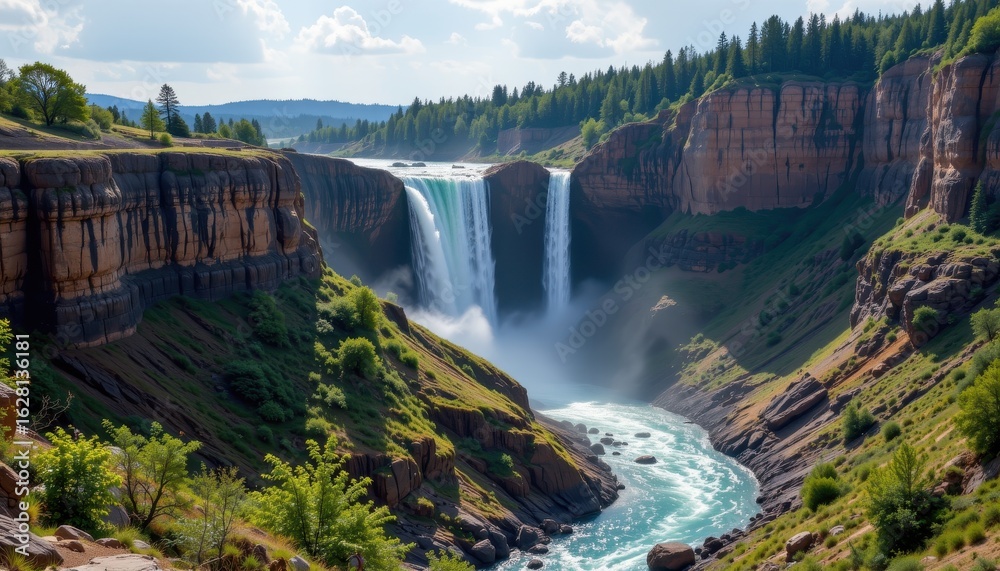 waterfalls accelerate cliff erosion by undercutting rock bases with ...