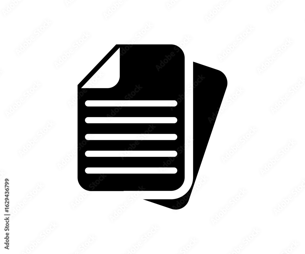 Open file folders icon. Folder with documents linear and full pictogram ...