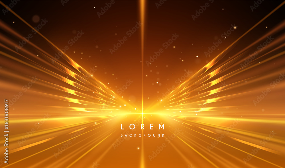 Light rays effect with sparks Stock Vector | Adobe Stock