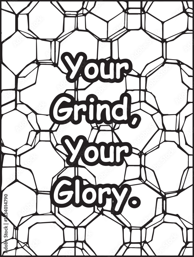 Printable coloring page for kids and adults: Mosaic pattern background ...