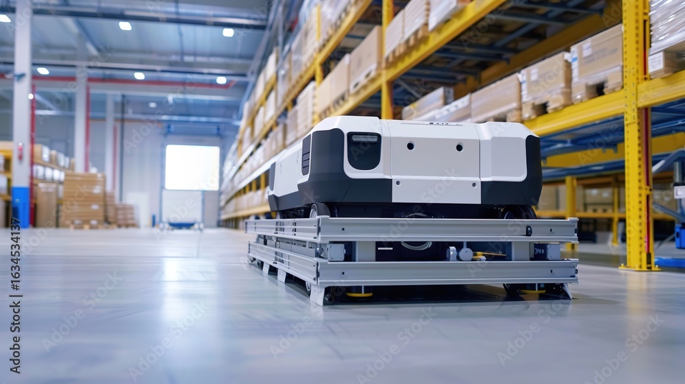 ภาพประกอบ Stock Advanced Logistics Robots: Automated Systems for ...