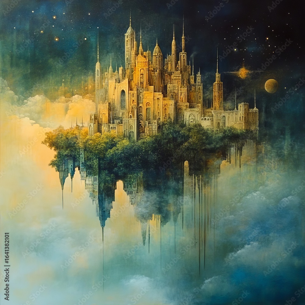 Phantom Mirage IV A fleeting vision of an enchanted city that appears ...