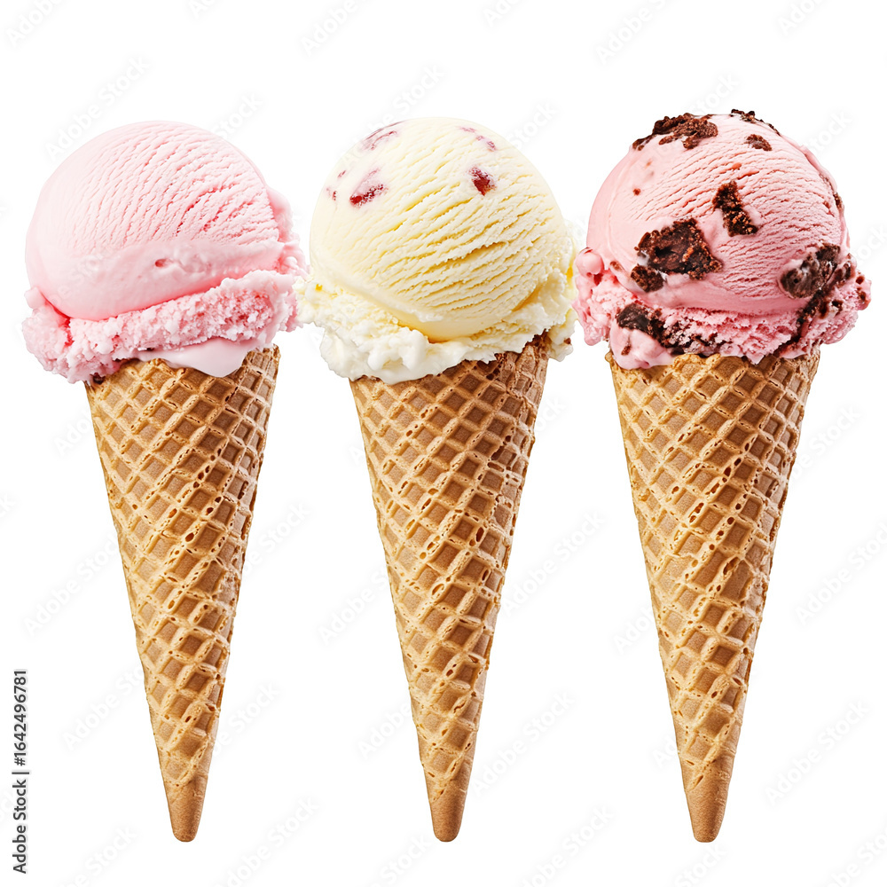 ice cream cones, shaved ice, ice cream cone, ice cream in a cone, ice ...