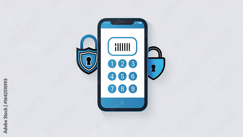 One-Time Passcode (OTP) Technology Depiction for Secure Authentication ...