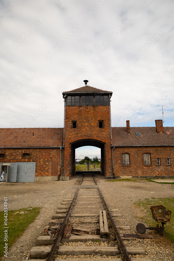 Auschwitz-Birkenau nazi concentration camp museum in Poland. Auschwitz ...