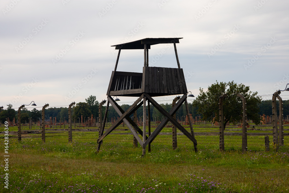 Auschwitz-Birkenau nazi concentration camp museum in Poland. Auschwitz ...
