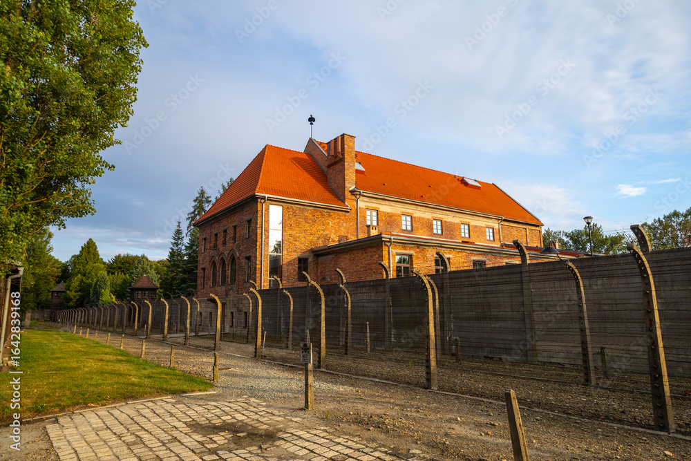 Auschwitz-Birkenau nazi concentration camp museum in Poland. Auschwitz ...