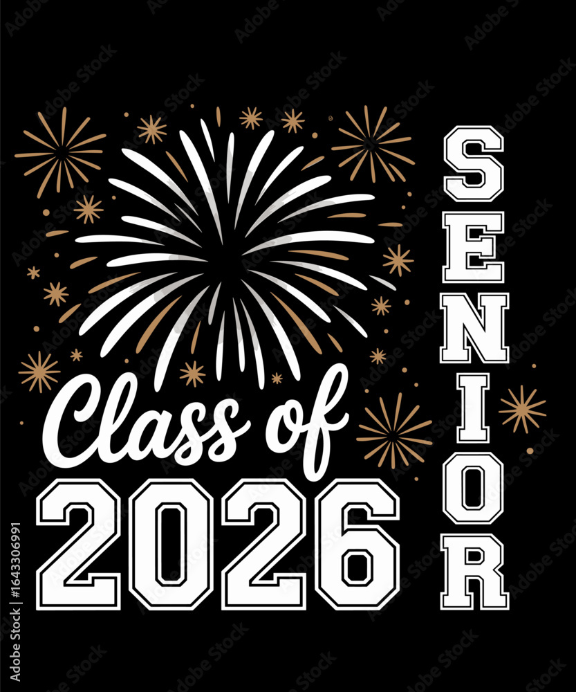 Image vectorielle Stock Class of 2026 Senior 2026 Funny Seniors ...