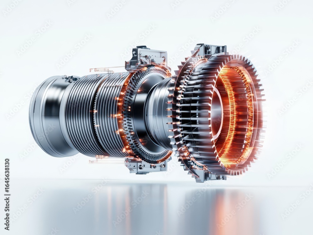 Explodedview diagram of a gas turbine engine s turbine shroud ...