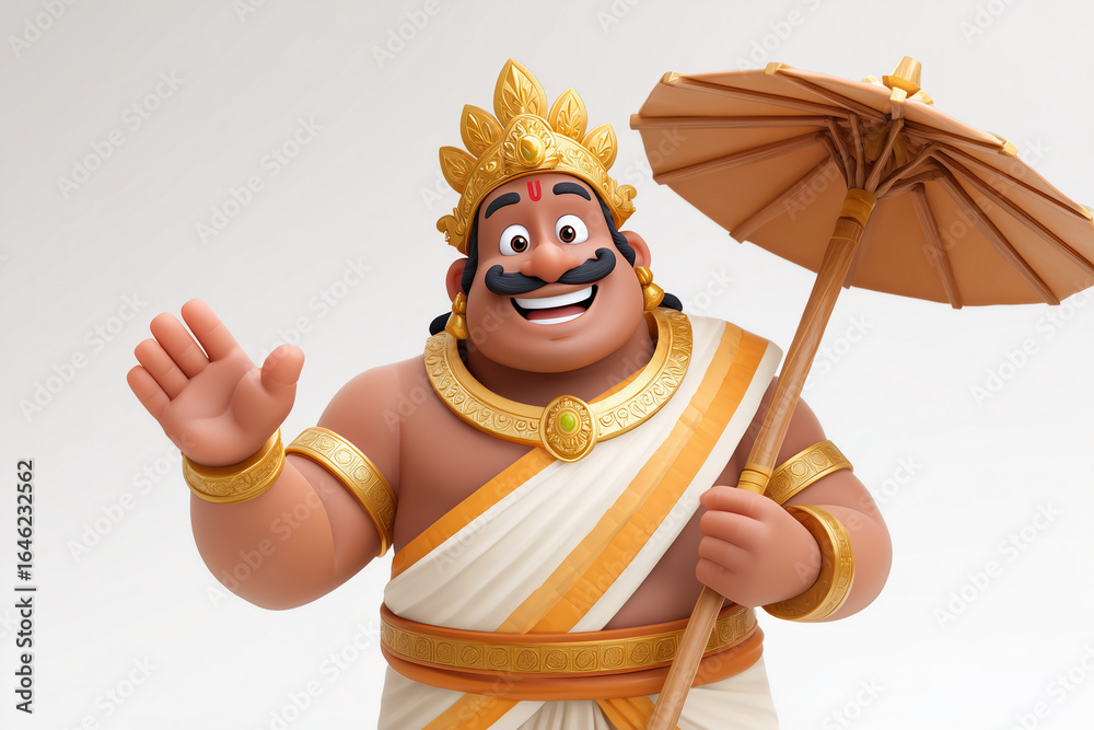 Happy mahabali or maveli, Kerala old king. he is coming for every year ...