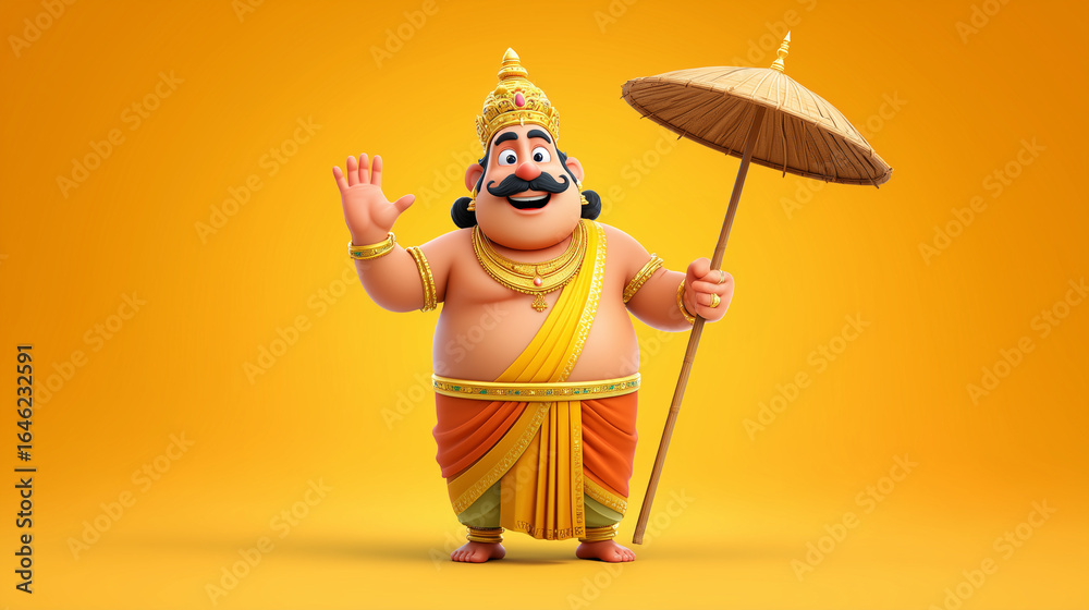 Happy mahabali or maveli, Kerala old king. he is coming for every year ...