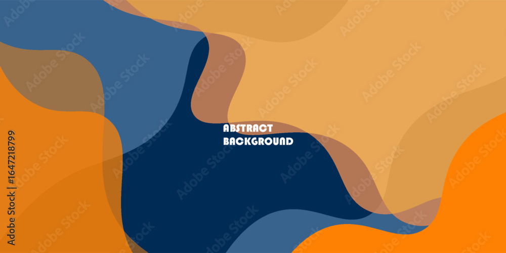 High-resolution vector background combining vivid orange and navy blue ...
